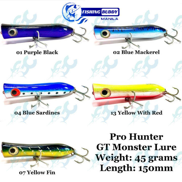 PRO HUNTER GT Monster Pop 45 grams 150mm Fishing | Lazada PH