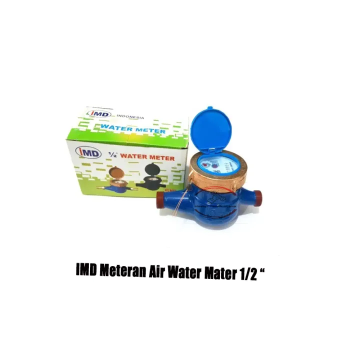 (READY)IMD Meteran Air SNI Body Besi 1/2 Inch Flow Mater 1/2 INCH ...