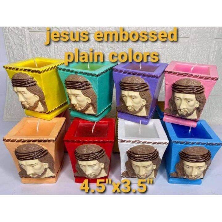 1vkruI9H embossed jesus christ scented candles | Lazada PH