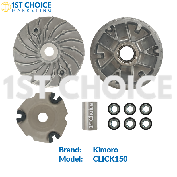 KIMORO Pulley Set (with Pulley, Drive Face, Back Plate, Collar, Flyball ...