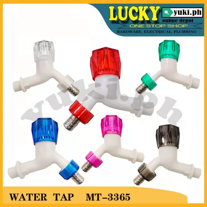 MMT MT-3365 PVC WATER TAP FAUCET CROWN TYPE HANDLE W/ BIBB | Lazada PH