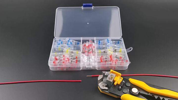 150PCS ed Heat Shrinkable Waterproof Insulated Solder Tube Combination ...
