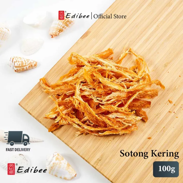 Edibee Sotong Kering Korea Snack (100G) Dried Squid 魷魚絲 零食小吃 | Lazada