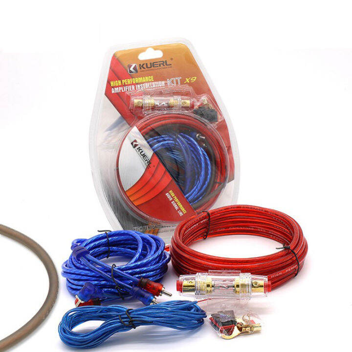 Excellent 10GA Subwoofer Speaker Car Audio Wire Wiring Amplifier ...