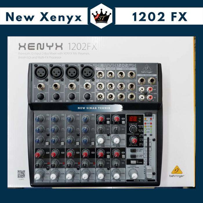 Mixer BEHRINGER XENYX 1202FX 12 Inputs - Authorized Dealer | Lazada ...