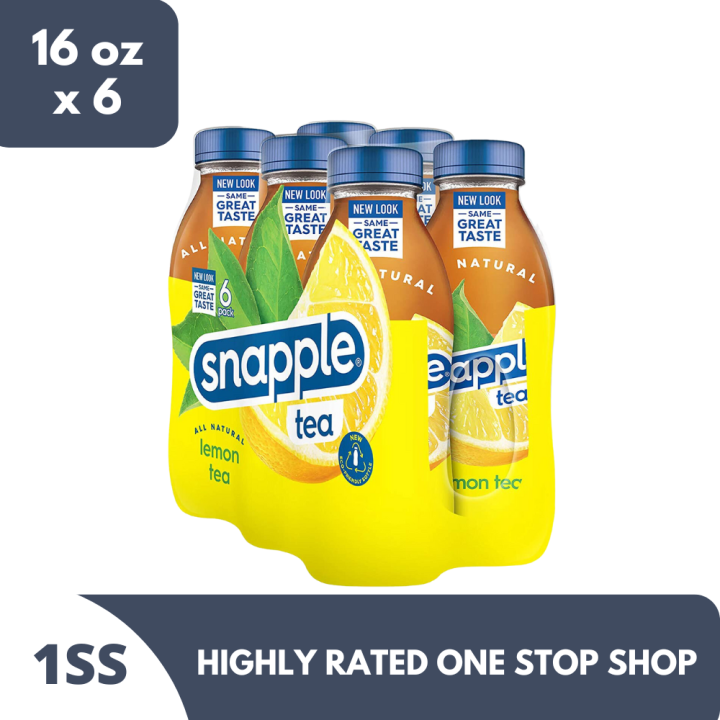 Snapple Tea, Lemon 16 oz x 6 | Lazada PH
