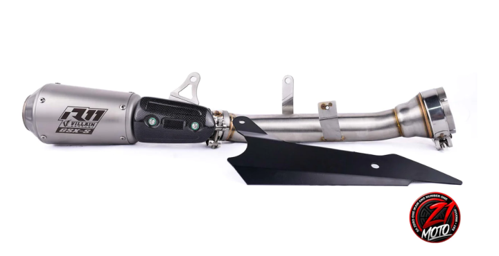 Villain R11 with Slip On Elbow for GSX-S 1000 | Lazada PH