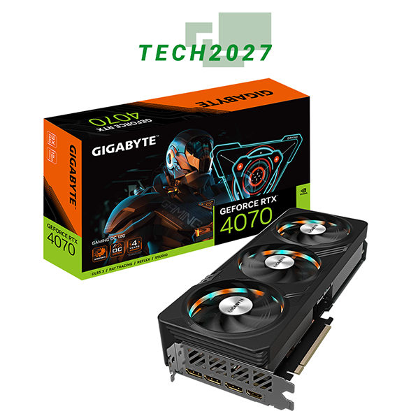 Gigabyte GeForce RTX 4070 Gaming OC Edition 12GB GDDR6X video Card - GV ...