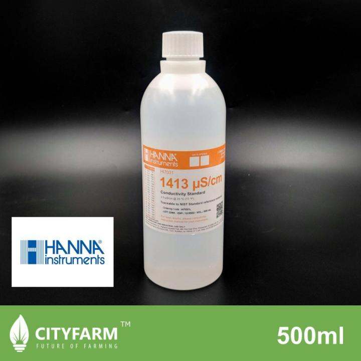 Hanna Instruments 1413 μS/cm Conductivity Standard 500mL | Lazada