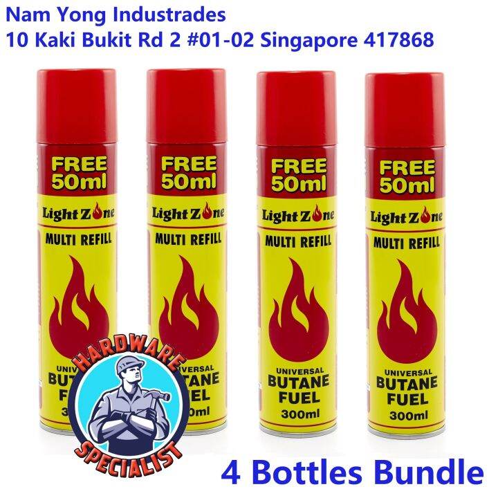 Lightzone Universal Butane Fuel Refill For Lighter / Lighter Gas ...
