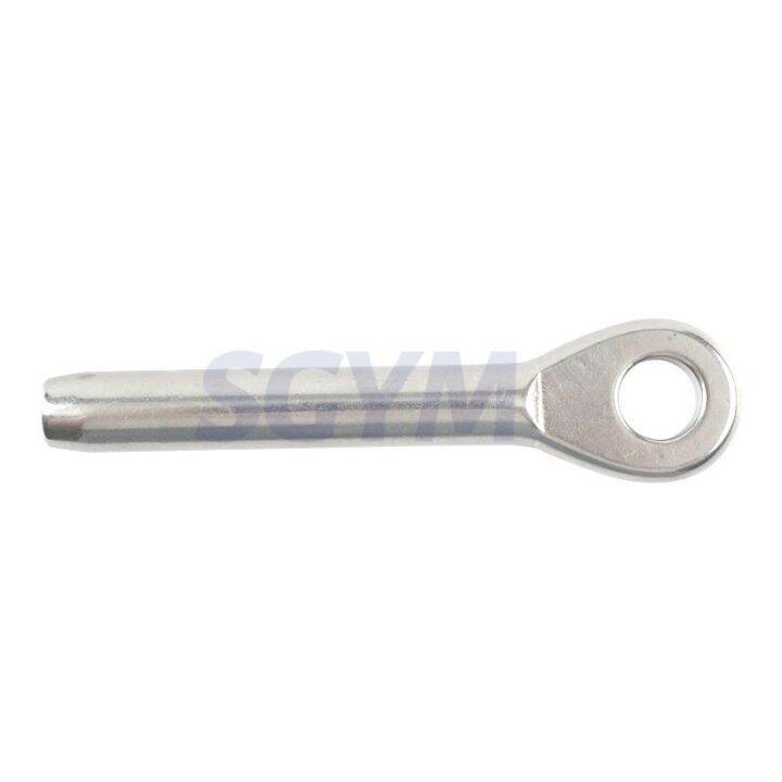 6Pcs 8Mm Swage Eye Terminal T316 Stainless Steel Wire Rope Fitting ...