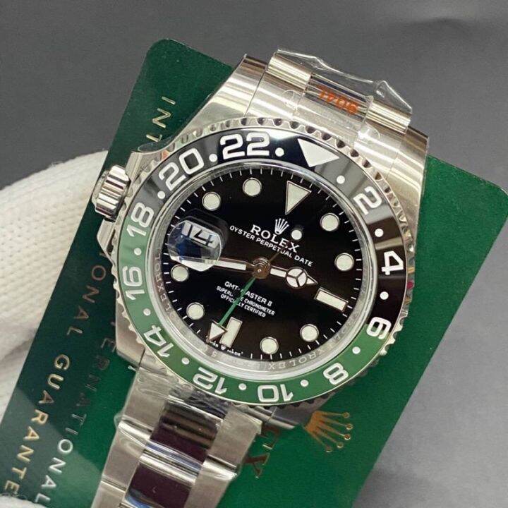 นาฬิกา ROLEX รุ่น GMT master ll 126720VTNR 40 EW Factory หน้าปัดสีดำ วง ...