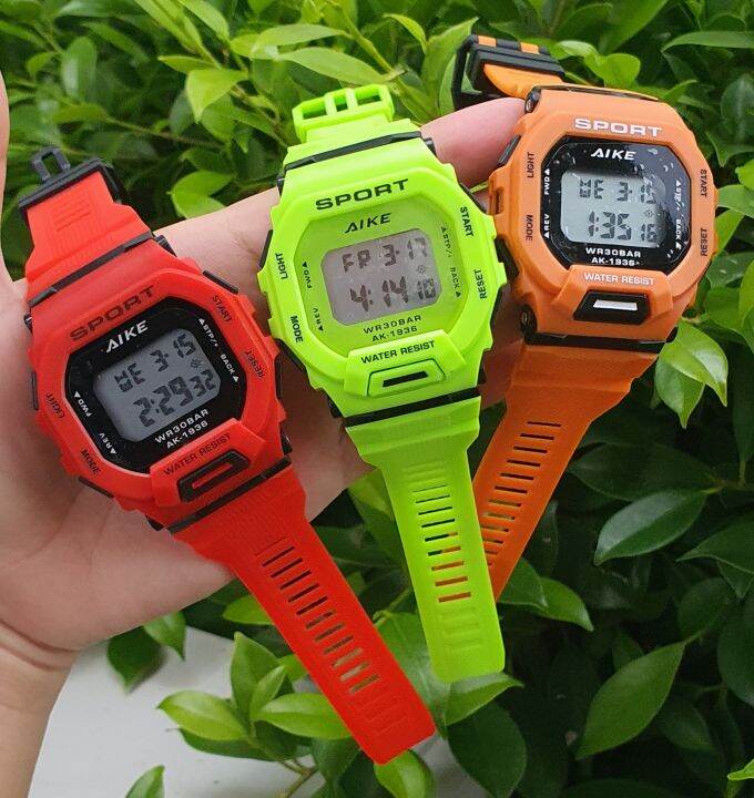 ใหม่ล่าสุด !!! นาฬิกาแฟชั่น AIKE แบรนด์แท้ ดีไซน์ ยักษ์เล็ก ระบบดิจิตอล ...
