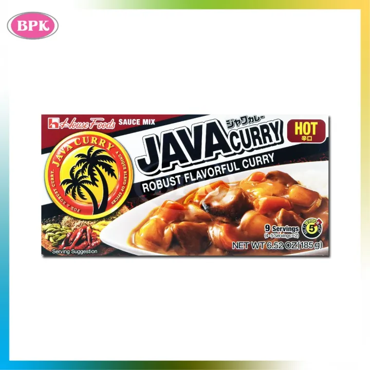 แกงกะหรี่ ก้อน จาวา ญี่ปุ่น | Java Curry Hot Spicy Level 5 185g☉ | Lazada.co.th
