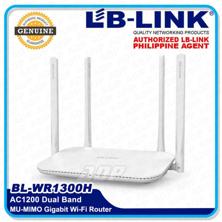 LBLINK Archer BL-WR1300H AC1200 Dual Band MU-MIMO Gigabit Wi-Fi Router ...