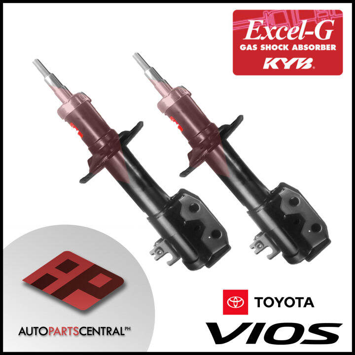 KYB Excel-G Shock Absorbers Front Left and Right SET Toyota Vios 2013-2021 (2PCS 3340087 ...