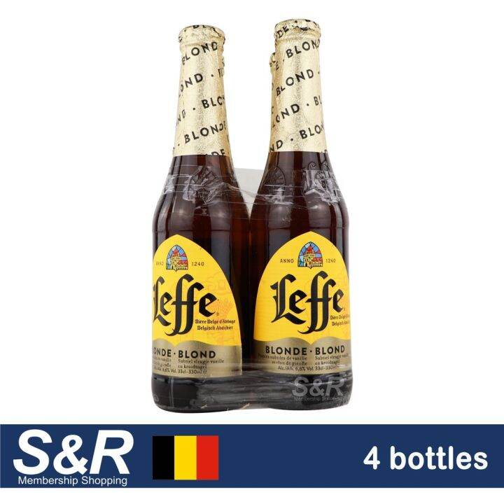 Leffe Blonde Beer 4 bottles | Lazada PH