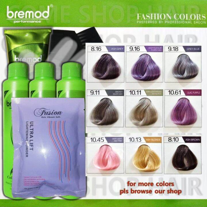 barko agad HAIR COLOR SET WITH FUSION BLEACHING SET with BRUSH and ...