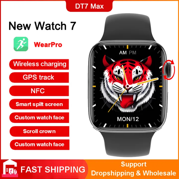 2022 New 1.9 Inch DT7 Max DT NO.1 7 Smart Watch 7 GPS Track NFC ...