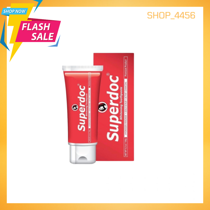 ยาสีฟัน Superdoc by Dr.sunil Dental clinic สูตรwhitening ขนาด 100g./หลอด | Lazada.co.th