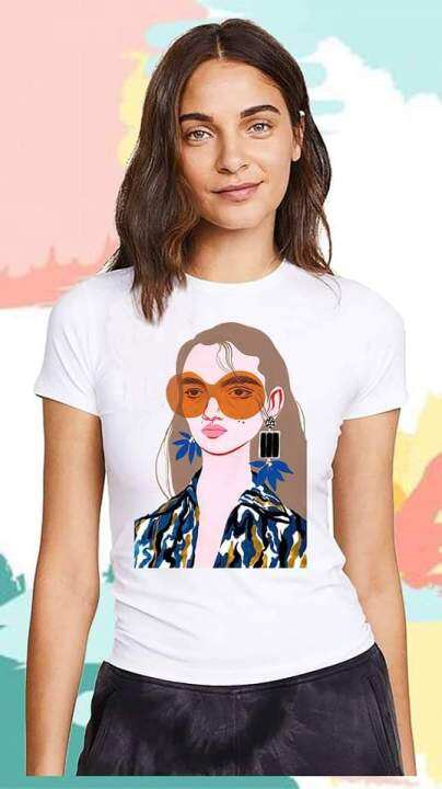 RC Trendy ZARA Inspired Graphic Sublimation Tees Regular White for ...