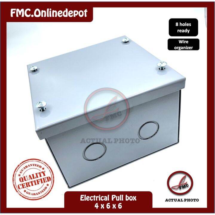 Electrical Pull Box 4 x 6 or 8 - Metal for organizing wires 【COD ...