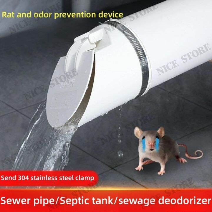 Drainage Wells Septic Tank PVC Pipes Deodorization Device End Of The ...