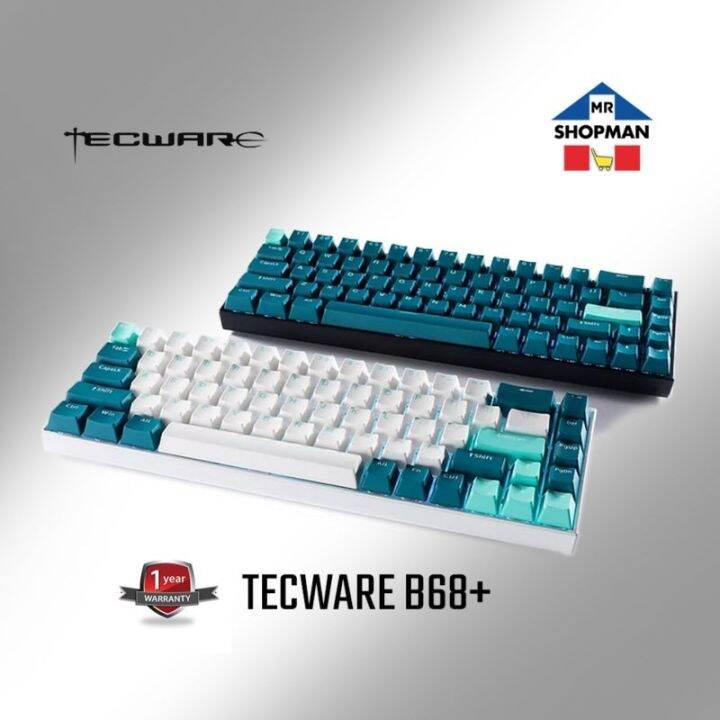 【COD】 Tecware B68 Wireless 2.4Ghz Bluetooth B68 Mechanical Keyboard ...