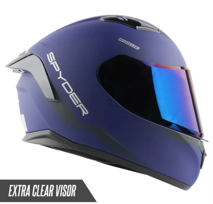 Spyder Full-Face Helmet ROGUE PD SOB 7001m GRS Matt Navy Blue | Lazada PH