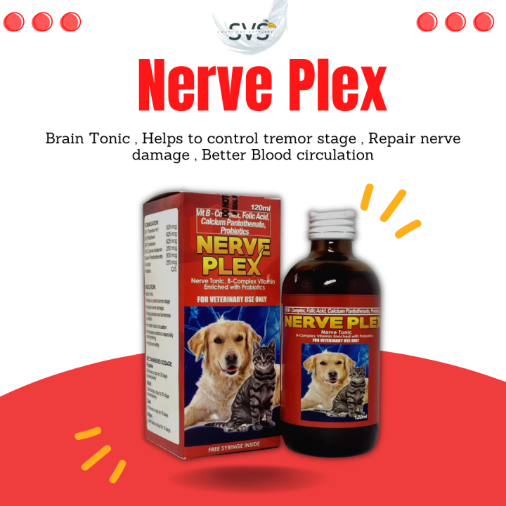 [SOUTH VET] Nerve Plex 120 ML - B Complex Supplement for dogs and cats ...