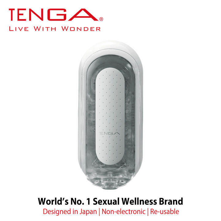 Tenga - Flip Zero White Reusable Masturbator for Men Great Sensation ...