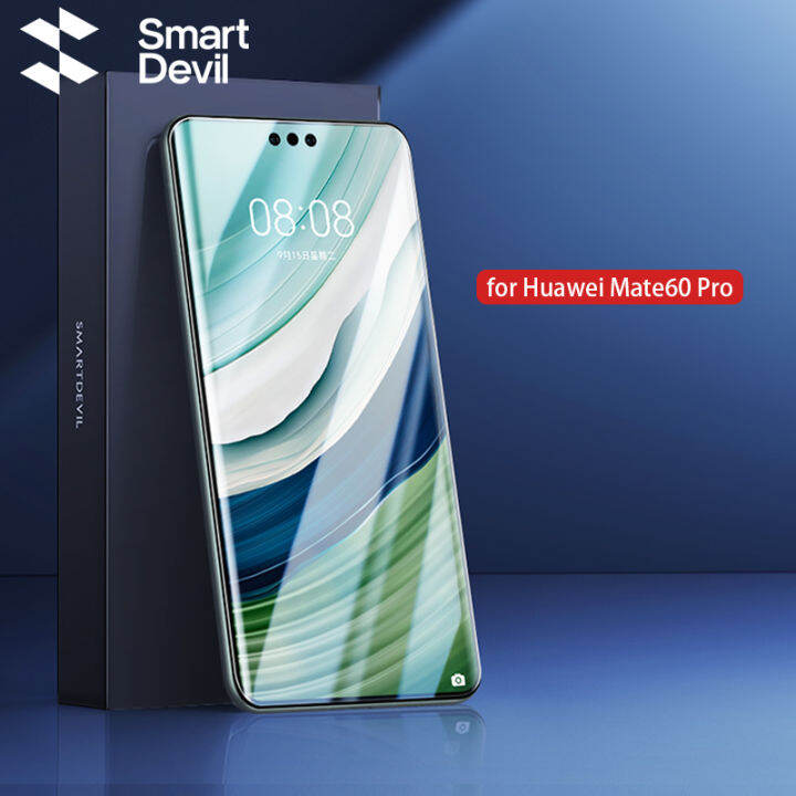 Smartdevil bảo vệ màn hình cho Huawei Mate 60 Pro phủ đầy đủ màng lượng tử mềm chống sốc chống ...