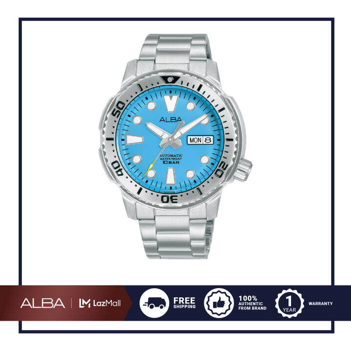 ALBA นาฬิกาข้อมือ Mini Tuna Automatic รุ่น AL4605X | Lazada.co.th