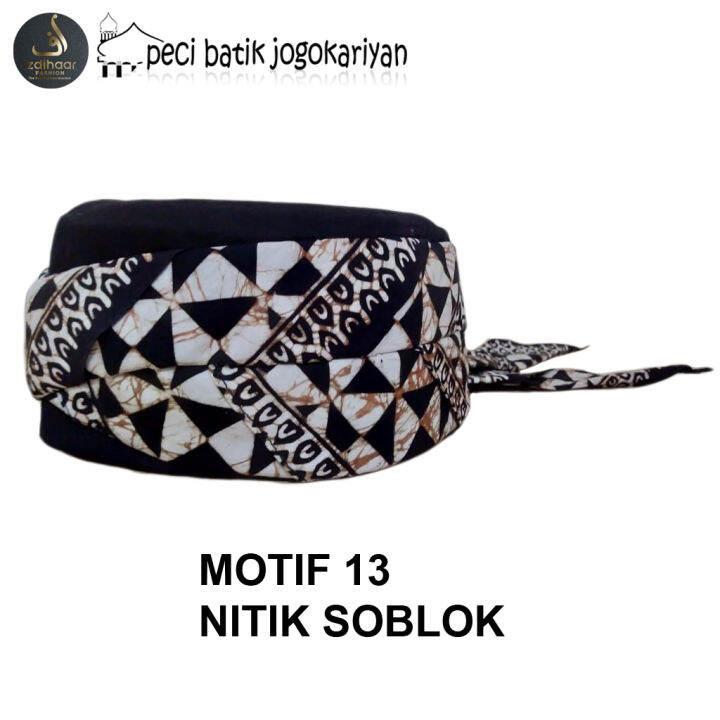 Peci Batik Jogokariyan Motif 13/ Kopiah Songkok Udeng Kain Batik Khas ...