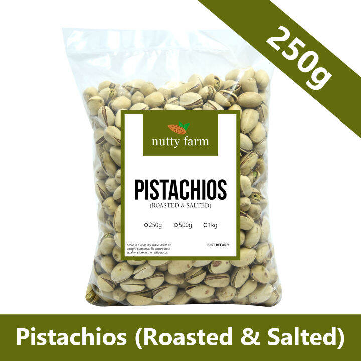 Roasted & Salted Pistachios In Shell (250g - 1kg) by Nutty Farm | Lazada PH