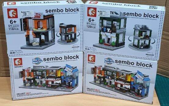 MAINAN EDUKASI BRICKS SEMBO Block SD6080 POMA-SEMBO Block SD6081 ...
