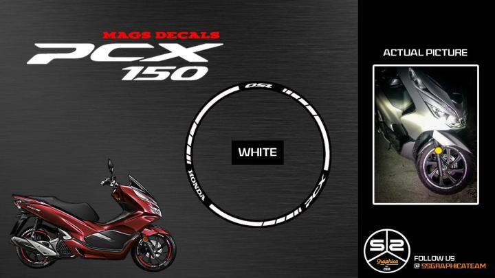Mags Decals - Honda PCX / Touring Series - White | Lazada PH