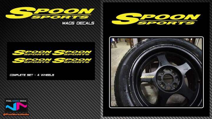 Spoon Sports - Mags Decal (Yellow) | Lazada PH