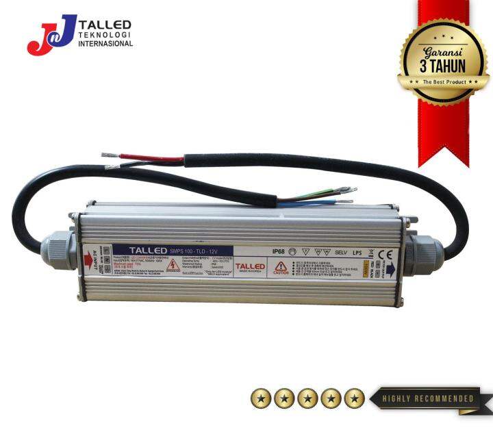 Power Supply Waterproof DC 12 volt - 100 Watt / Adapter Trafo LED 12V ...