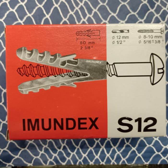 Fisher beton/tembok s12/Fiser IMUNDEX S12 25PCS | Lazada Indonesia