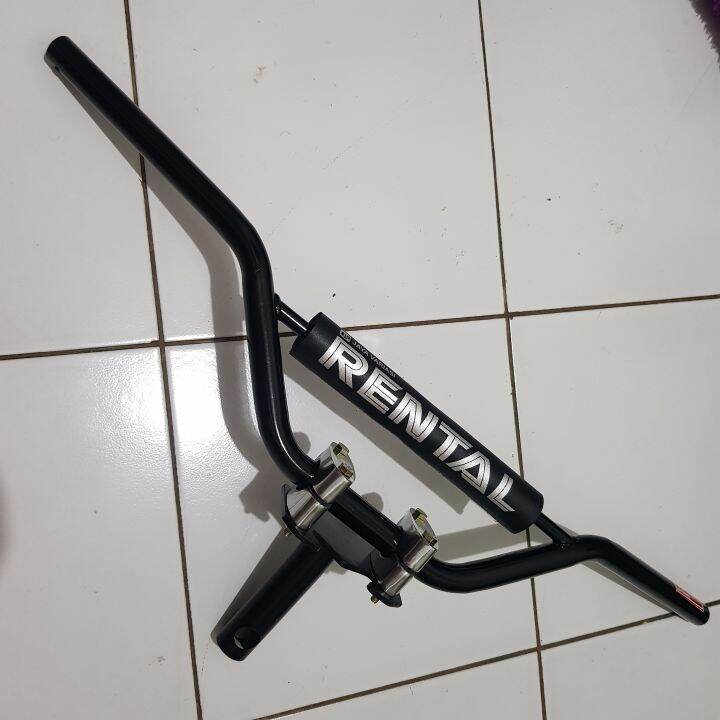 1 paket stang stir trail trondol dudukan adaptor honda beat supra vario ...