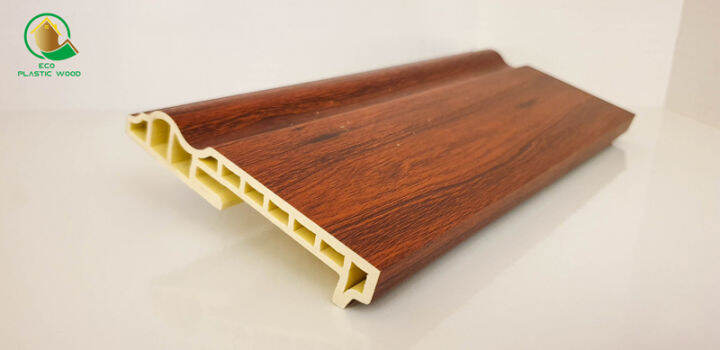 (Hộp) Phào chân tường gỗ nhựa sinh thái EPWood Profile WP100S GN01 ...