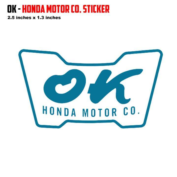 Honda OK - Motor Co - Custom Stickers | Lazada PH