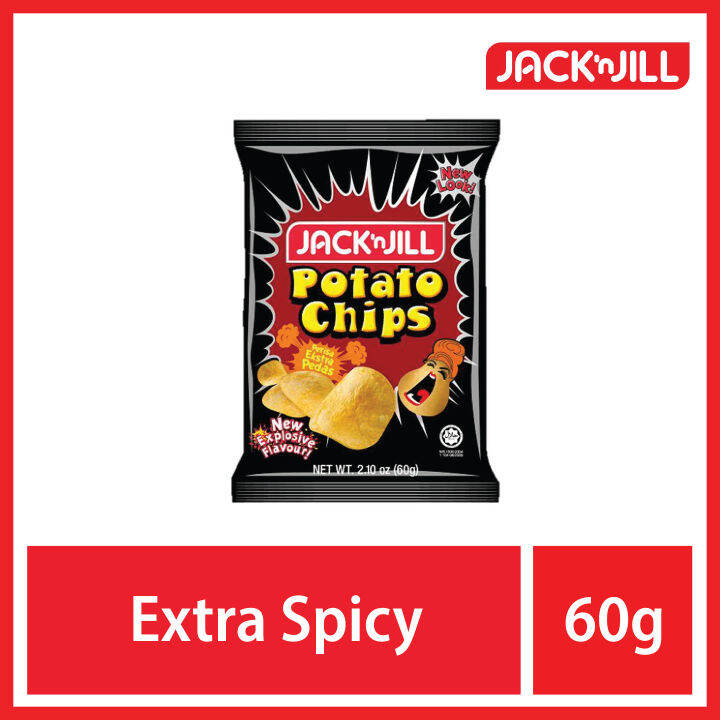 Jack 'n Jill Potato Chips Extra Spicy 60g | Lazada
