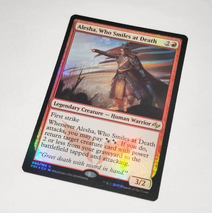 MTG Card Foil ALESHA, WHO SMILES AT DEATH Magic the Gathering Trading ...