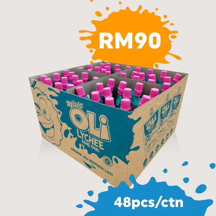 MIWA OLi Jelly Drink Leng Chai 48 Pcs (Jelly Snack) | Lazada