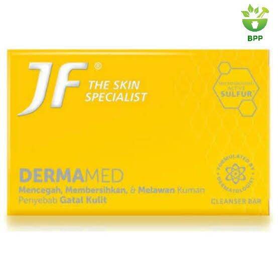 Sabun JF Sulfur Dermamed Anti Kuman dan Gatal Kulit 90 gram | Lazada ...