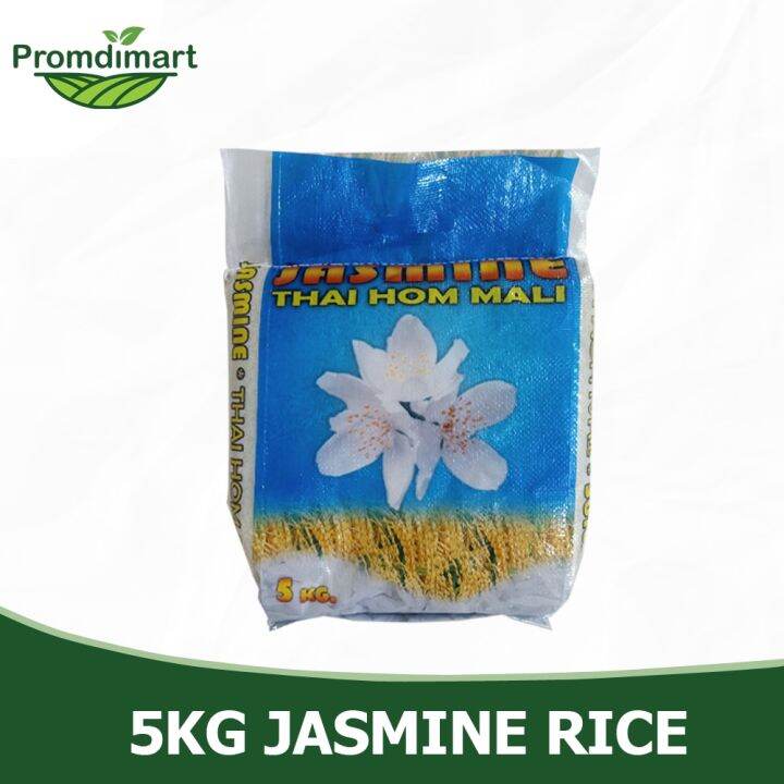 Promdimart Premium Quality White Rice Bigas Thai Jasmine Rice 5kg ...