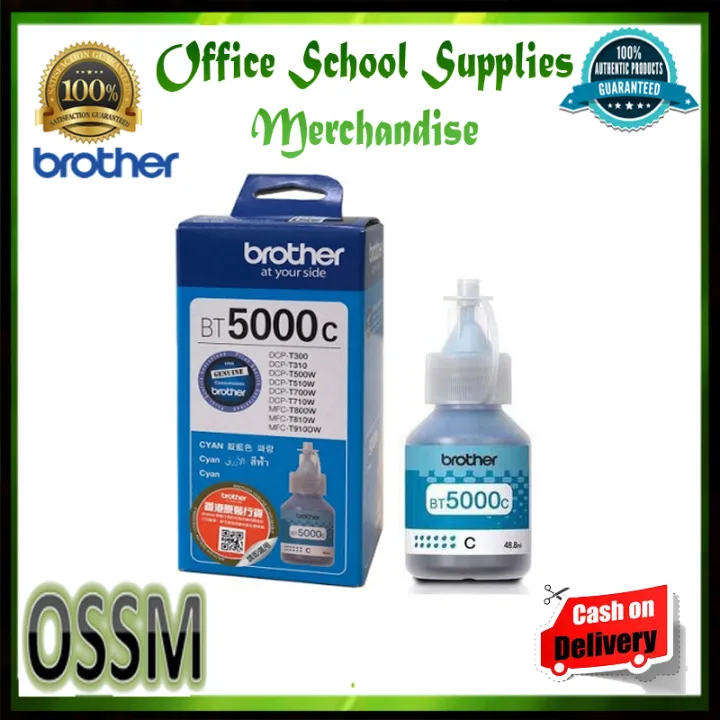 Brother BT5000C Original (Cyan) Ink Bottle | Lazada PH