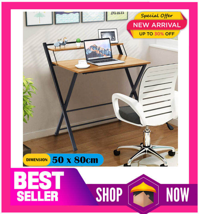 [BEST] Foldable Computer Table 80x50 Computer desk Laptop Table | Lazada PH